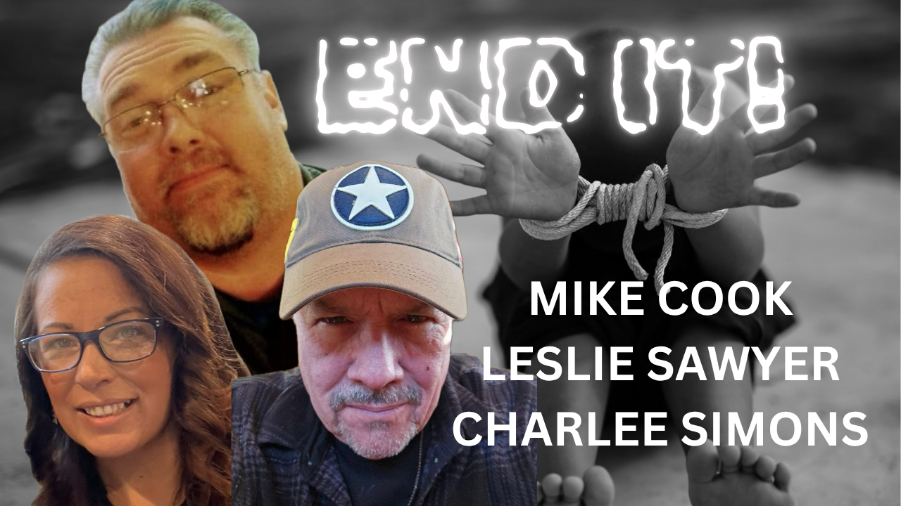 Podcasters Mike Cook & Leslie Sawyer – CHARLEE SIMONS